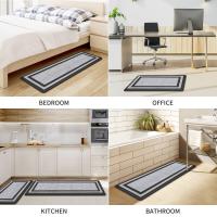 China Waterproof Cushioned Kitchen Carpet Mat PVC Non Slip Rug 40x75cm for House Sink Office for sale