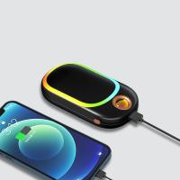 China USB Rechargeable Hand Warmer Power Bank 5000mAh Portable Heater for Outdoor for sale