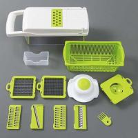 China 12 in 1 Multifunctional Vegetable Chopper Onion Cutter Fruit Slicer Potato Peeler Kitchen Gadget 380g for sale