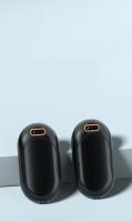 China Custom Logo C308 Magnetic Two Pack Hand Warmer Ultra Thin and Rechargeable for sale