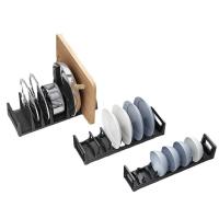 China 48*16*9.5 cm Dish Holder for Kitchen Cabinet Drawer Dinnerware Retractable Holder for sale