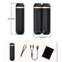 China USB Rechargeable Hand Warmer 2 Pack 10W Magnetic Portable Heater Power Bank for sale