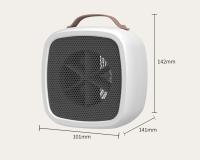 China 220V 800W Mini Portable Electric Fan Heater Desktop Fast Heating Living Room for sale