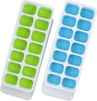 China 14-Ice Cube Trays TPE PP Material with Easy-Release and Spill-Resistant Removable Lid for sale
