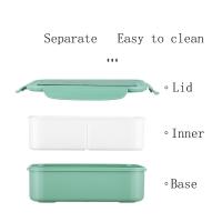 China BPA Free PP5 Lunch Box 1400ml with Spoon Fork Knife Chopsticks Kit for Kids Adults for sale