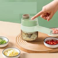 China Multifunctional Electric Garlic Stirrer ABS Stainless Steel 17x9.5x8cm Automatic Garlic Puree Machine for sale