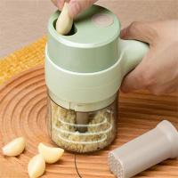 China Multifunctional Electric Garlic Stirrer ABS Stainless Steel 17x9.5x8cm Automatic Garlic Puree Machine for sale