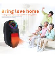 China 0.5kg Plug-in Wall Heater Portable Electric Heater for Garden Small Home Winter 500W for sale