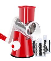 China Top Seller Fruit Vegetable Rotary Grater Stainless Steel Multi-Function Slicer Cutter for sale