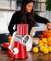China Top Seller Fruit Vegetable Rotary Grater Stainless Steel Multi-Function Slicer Cutter for sale