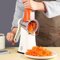China Multifunctional 5 in 1 Vegetable Chopper Slicer with Rotary Drum Type Grater Shredder for sale