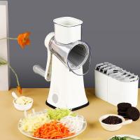 China Multifunction 5 in 1 Rotary Vegetable Chopper Grater ABS AS Rubber 23x12x27cm for sale