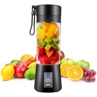China Portable USB Rechargeable Electric Mini Juicer Blender 380ml 2 4 6 Blades Silicone PC for sale