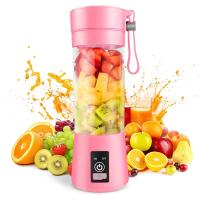 China 380ml USB Rechargeable Portable Mini Blender Fruit Juice Cup for Home Kitchen Travel for sale