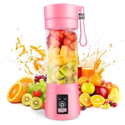 China 380ml USB Rechargeable Portable Mini Blender Fruit Juice Cup for Home Kitchen Travel for sale