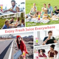 China 380ml USB Rechargeable Portable Mini Blender Fruit Juice Cup for Home Kitchen Travel for sale