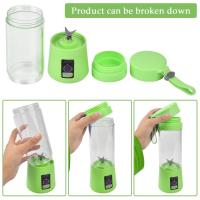 China Portable USB Rechargeable Mini Blender 380ml 4 Blades for Juicing Smoothies for sale