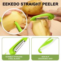 China Custom Logo Stainless Steel Fruit Potato Julienne Vegetable Peeler 19cm for sale