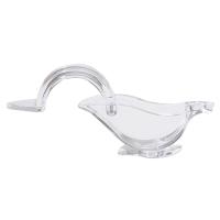 China Acrylic Bird Shape Manual Lemon Squeezer 12 cm GPPS Transparent Kitchen Tool for sale