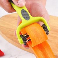 China Stainless Steel Vegetable Swivel Peeler 14x7.1cm Ergonomic Kitchen Tool for Fruit Potato Carrot for sale