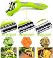 China Stainless Steel Vegetable Swivel Peeler 14x7.1cm Ergonomic Kitchen Tool for Fruit Potato Carrot for sale