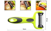 China Stainless Steel Vegetable Swivel Peeler 14x7.1cm Ergonomic Kitchen Tool for Fruit Potato Carrot for sale