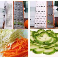China 6 Side Manual Cheese Grater 410 Stainless Steel Kitchen Grinder 150g 20.6cm for sale