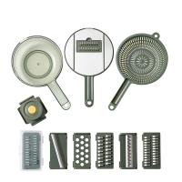 China Multifunctional Manual Vegetable Slicer 26.3x19x9.5 cm Food Grade ABS PP Stainless Steel Blade for sale
