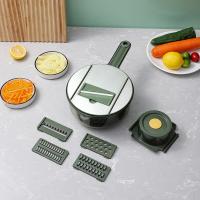 China Multifunctional Manual Vegetable Slicer 26.3x19x9.5 cm Food Grade ABS PP Stainless Steel Blade for sale