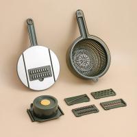 China Multifunctional Manual Vegetable Slicer 26.3x19x9.5 cm Food Grade ABS PP Stainless Steel Blade for sale