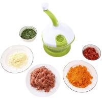 China Customer Logo Accepted Multifunctional Vegetable Chopper Hand-Operated Meat Grinder for sale
