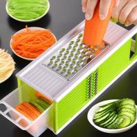 China Multifunctional Fruit Vegetable Tools Onions Potato Peeler Slicer Cutter Chopper Grater for sale