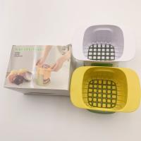 China Stainless Steel Mandoline Slicer 2-in-1 Vegetable Chopper 15x11.5x11cm for Sustainable Chopping for sale