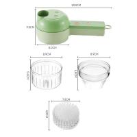 China ABS PP PC Stainless Steel Vegetable Chopper with Meat Grinder and Garlic Crusher for sale