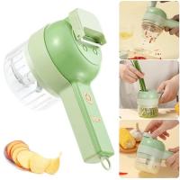 China ABS PP PC Stainless Steel Vegetable Chopper with Meat Grinder and Garlic Crusher for sale