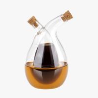 China 350ml Glass Oil and Vinegar Dispenser Bottle Pot Separation Kettle Sets Gravy Boat for sale