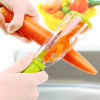 China Multifunctional Storage Scraper Peeler with PP Stainless Steel Blade 54g for Kitchen Vegetable Fruit Peeling for sale