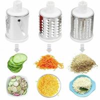 China Multifunctional 304 Stainless Steel Rotary Cheese Grater 185x125x240mm Vegetable Cutter for sale