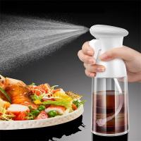 China Custom Logo 230ml Glass Vinegar Sprayer Olive Oil Spray Bottle Mister for Kitchen for sale