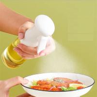 China Custom Logo 230ml Glass Vinegar Sprayer Olive Oil Spray Bottle Mister for Kitchen for sale
