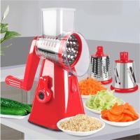 China Manual Rotary Cheese Grater Vegetable Chopper Cutter 0.9kg Kitchen Tool for sale
