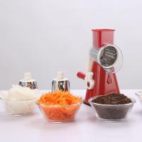 China Manual Rotary Cheese Grater 23x26x28cm Stainless Steel Drum Shredder for Vegetables for sale