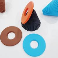 China Modern Design Silicone Coffee Mat with Reusable Funnel Filter and Collapsible Dripper for sale