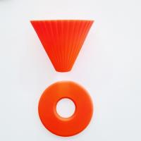 China Modern Design Silicone Coffee Mat with Reusable Funnel Filter and Collapsible Dripper for sale