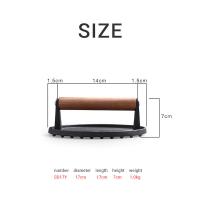 China Heavy Duty Cast Iron Smash Burger Press 19cm Square Griddle for Steak and Bacon for sale