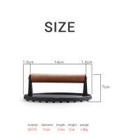 China Kitchenware Customized Logo Cast Iron Meat Press for Quick and Delicious Smash Burgers for sale