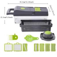 China Multifunctional Manual Kitchen Vegetable Chopper Slicer Dicer Food Grater Custom Logo for sale