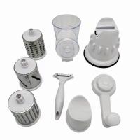 China 23x25.4x13cm ABS Manual Food Processor Multifunction Vegetable Chopper Cutter Hand Mini Meat Mincer for sale
