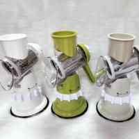 China ABS Vegetable Chopper Round Slicer Graters Potato Carrot Cheese Shredder Kitchen Tool for sale