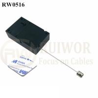 China RW0516 Cuboid Anti Theft Pull Box With Side Hole Hardwar Cable End Used For Product Positioning for sale